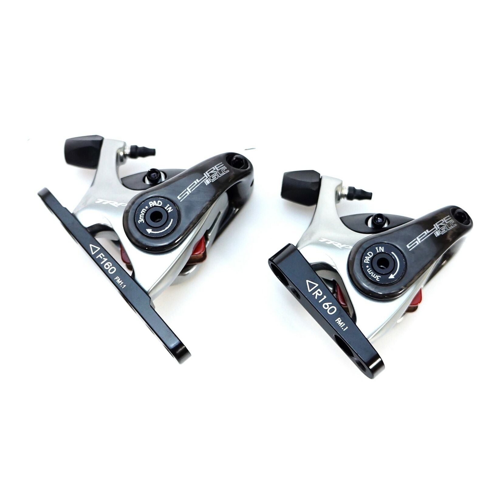 TRP SPYRE SLC Road Carbon Flat Mount Mechancial Disc Brake Set - Dragonbike