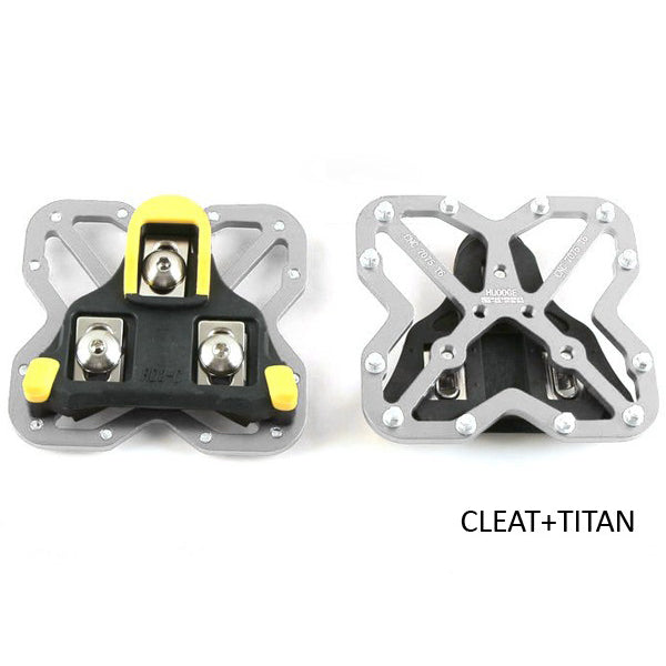Binding Pedal to Flat pedal adapter & SPD-SL Cleat Set| SPD-SLペダル フラット ...
